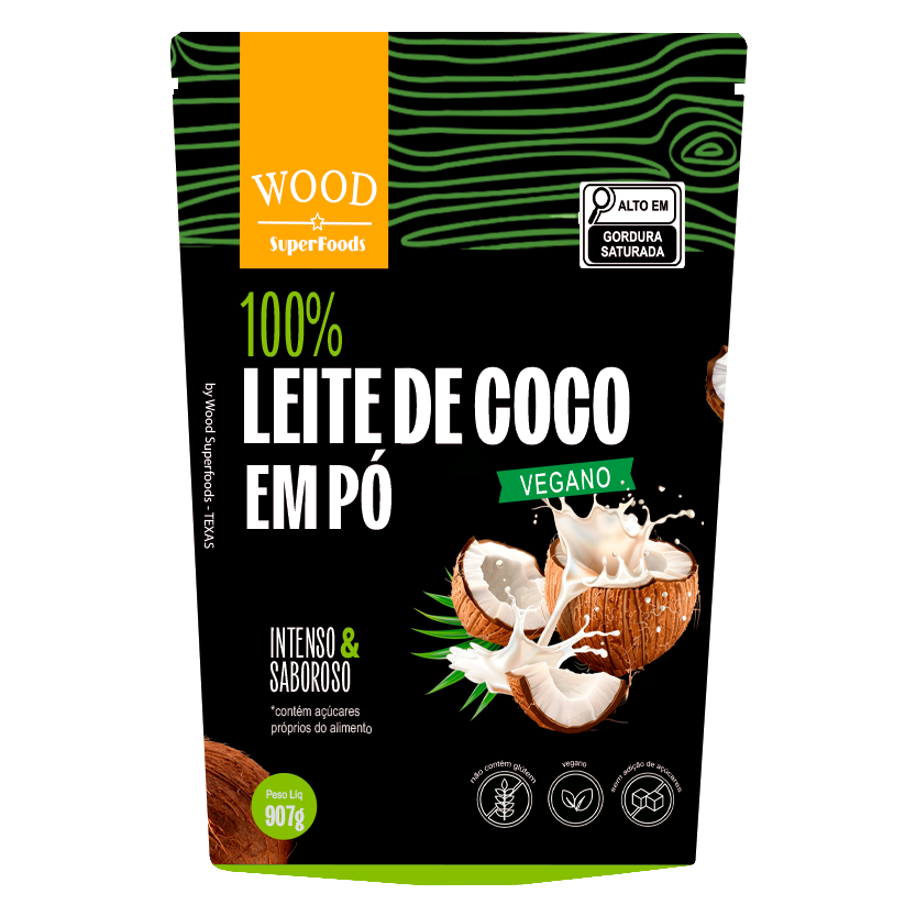 Leite de Coco em Pó 907g – Wood Superfoods